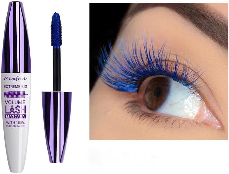 Amazon.com : 5D Blue Mascara - Waterproof and Smudge-Proof Lengthening ...