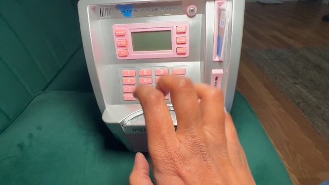 Watch Make Finances Fun Again with this Talking ATM Piggy Bank for Kids ...