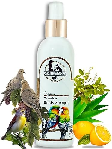 The Pet Mom Organic Waterless Dry Bath Birds Shampoo | Fresh Fragrance ...