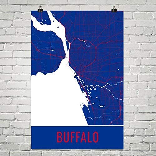 Amazon.com: Buffalo Poster, Buffalo Art Print, Buffalo Wall Art ...