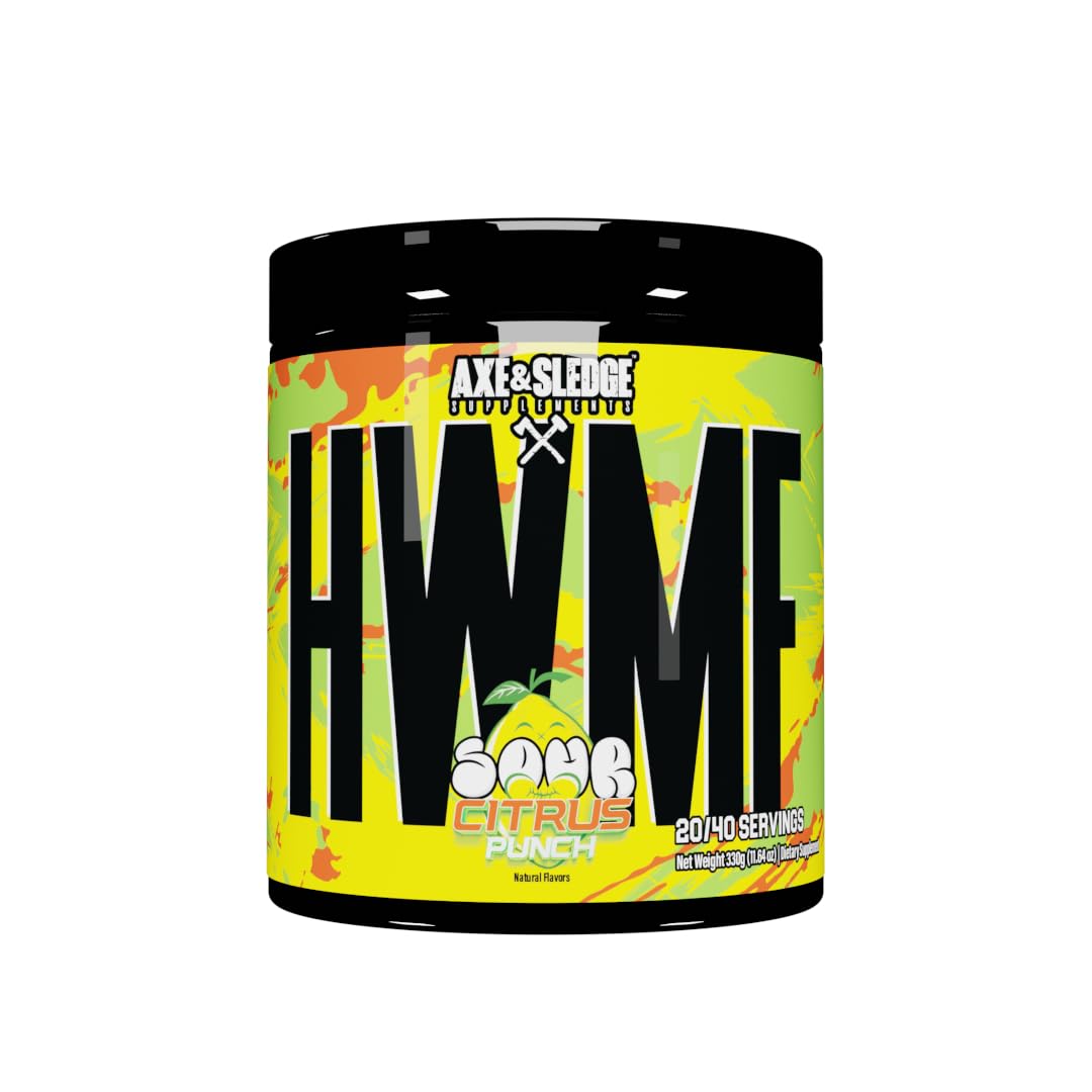 Amazon.com: Axe & Sledge HWMF Pre-Workout Powder - 20/40 Servings ...