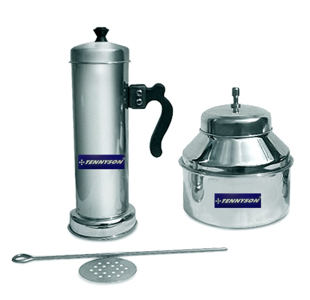 TENNYSON STAINLESS STEEL PUTTU COOKER/STEAMER/PIPE PUTTU MAKER : Amazon ...