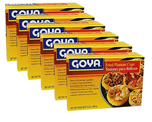 Amazon.com: Goya Fried Plantain Cups, Aprox 3 cups. Total weight 12 oz ...