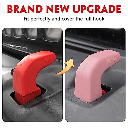Snapklik.com : DKMGHT Factory Bumper Tow Hook Covers For Jeep Wrangler ...