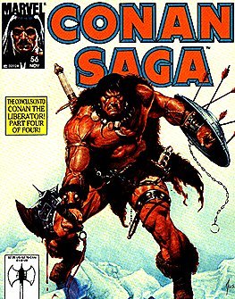 Amazon.com: Conan Saga Magazine (1987 series) #56: Marvel: Books