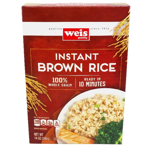 Amazon.com : Weis Quality, Rice Instant Brown, 14 Ounce : Grocery ...