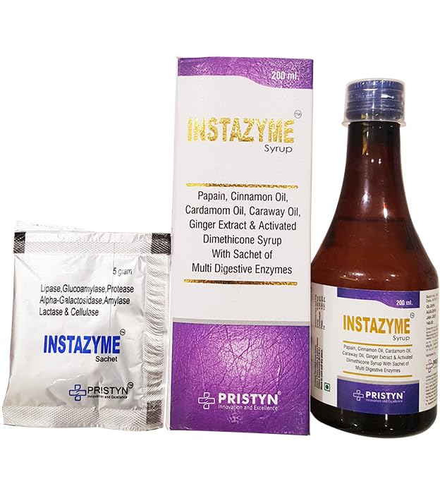 INSTAZYME SYRUP 200ml BOTTLE : Amazon.in: Health & Personal Care