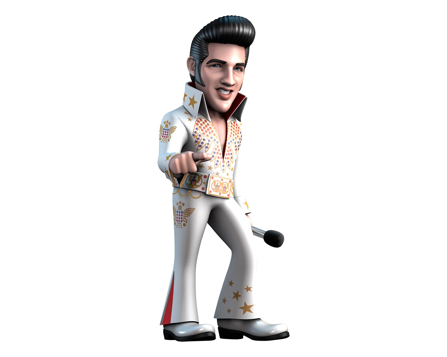 MINIX Bandai Elvis Presley with White suit Model | Collectable Elvis ...