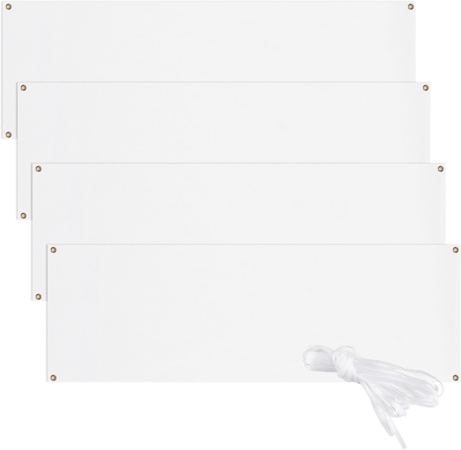 Amazon.com: FVIEXE 4PCS Blank Banner, 2x6 Ft Large Sublimation Vinyl ...