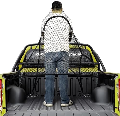 MTJNYZA Truck Cargo Net, Highly Elastic 4'x4' Cargo Net for Pickup ...