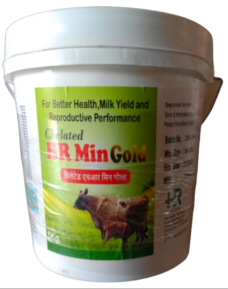 Buy HR MIN Gold Mineral Mixture Powder 5KG /Cow/Buffalo/Goat/Sheep ...