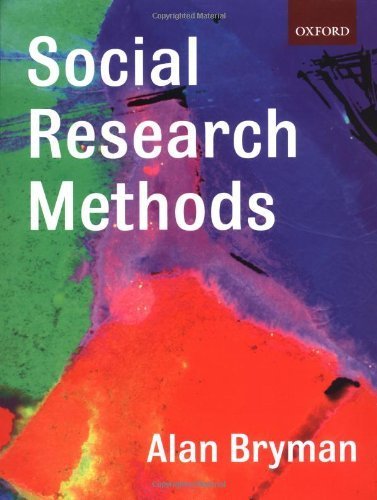 Social Research Methods by Alan Bryman (2001-05-10): Alan Bryman ...