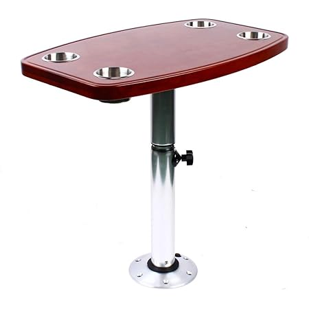 Amazon.com: HAPPCUCOE Pontoon Table,RV Boat Marine Caravan Table ...