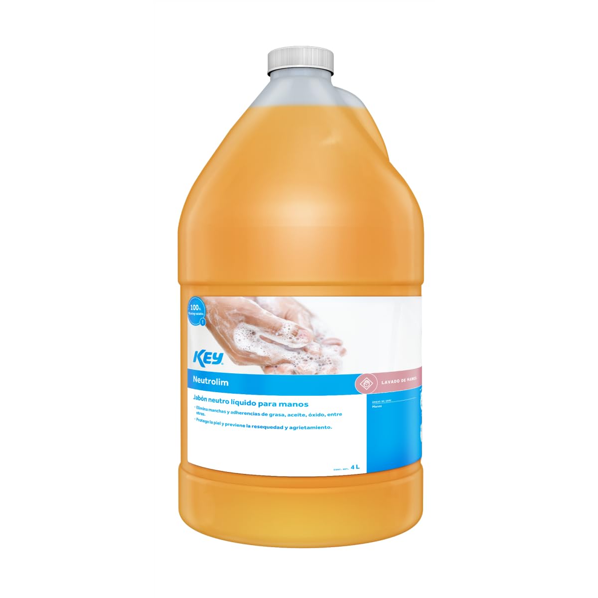 KEY Neutrolim Jabón Líquido Para Manos 4Lt : Amazon.com.mx: Belleza