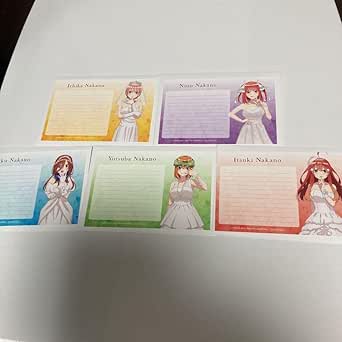 Amazon.co.jp: Quintuplets of the Quintessential Quintuplets message ...