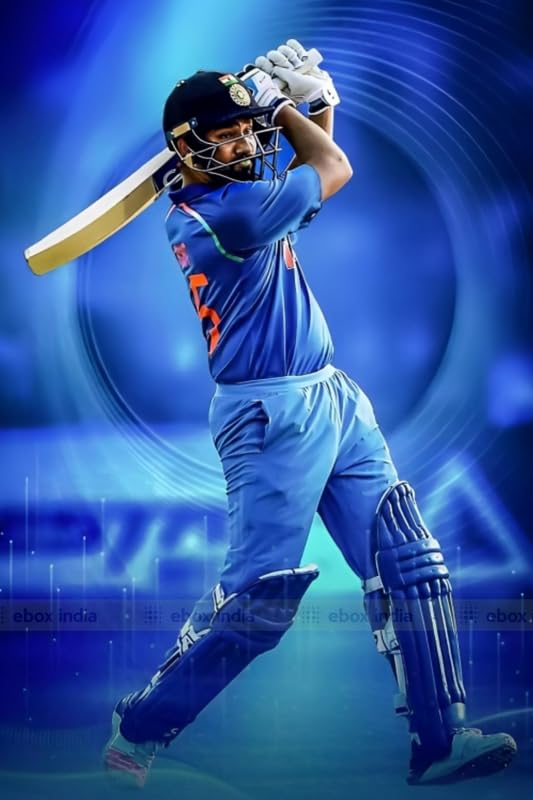 Poster of Rohit Sharma Cricketer, Rohit Sharma Posters for Room Wall ...