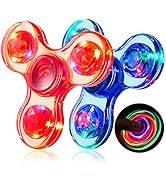 Amazon.com: Gigilli Fidget Spinners 2 Pack, LED Light up Sensory Fidget ...