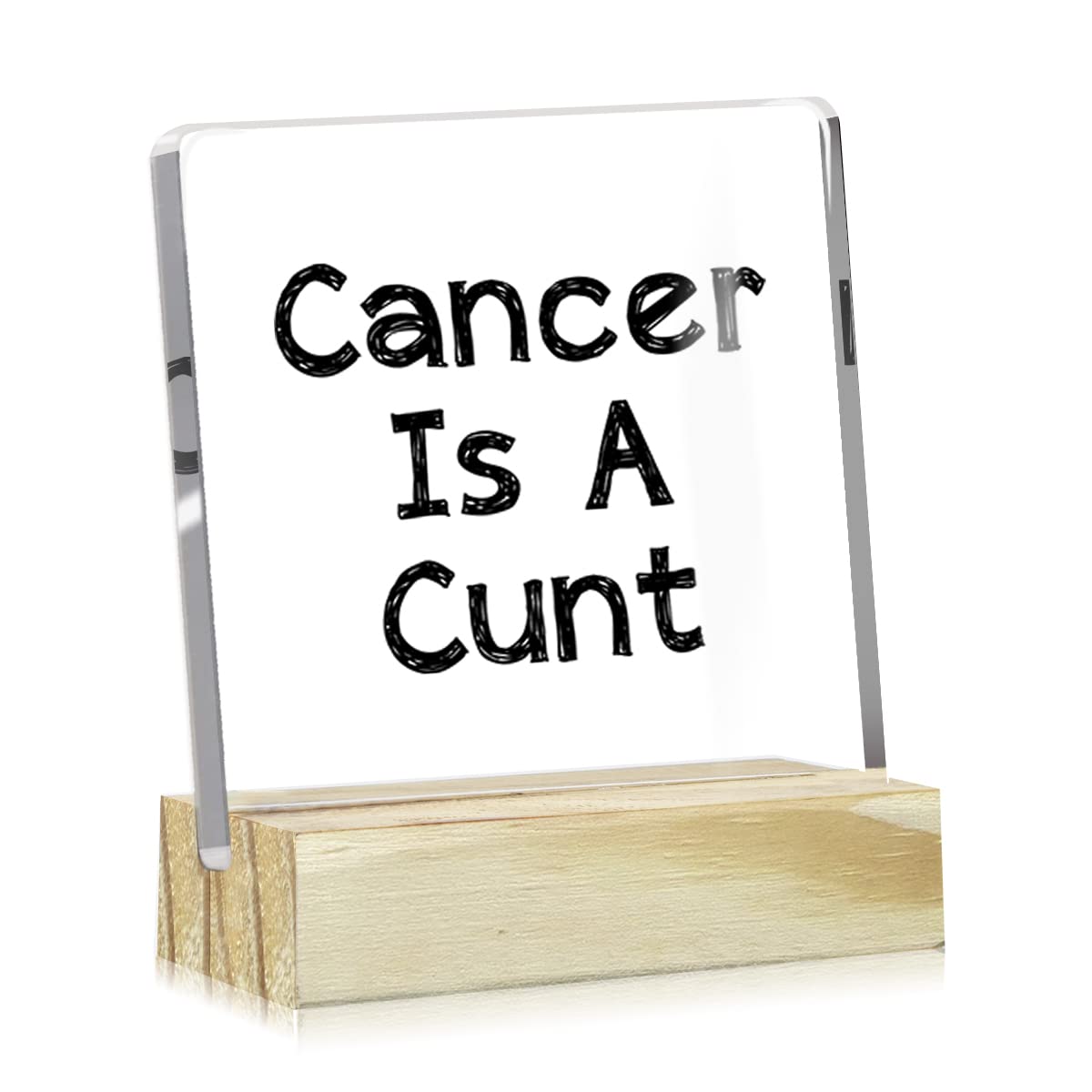 Breast Cancer Patient Humor Acrylic Desk Decor Gifts,Breast Cancer ...