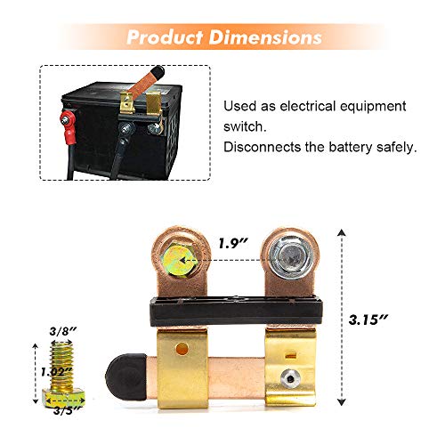 Snapklik.com : Side Post Battery Disconnect Switch 12V / 24V 250/750 ...