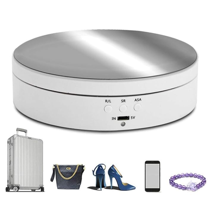 Buy Outech 13.8CM Motorized Turntable Display, 360 Degree Electric ...