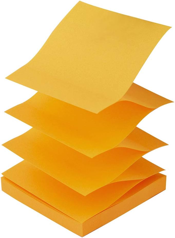 D.RECT Zig-Zag Z-Notes Sticky Notes | 75x75mm | Perfect for Office ...