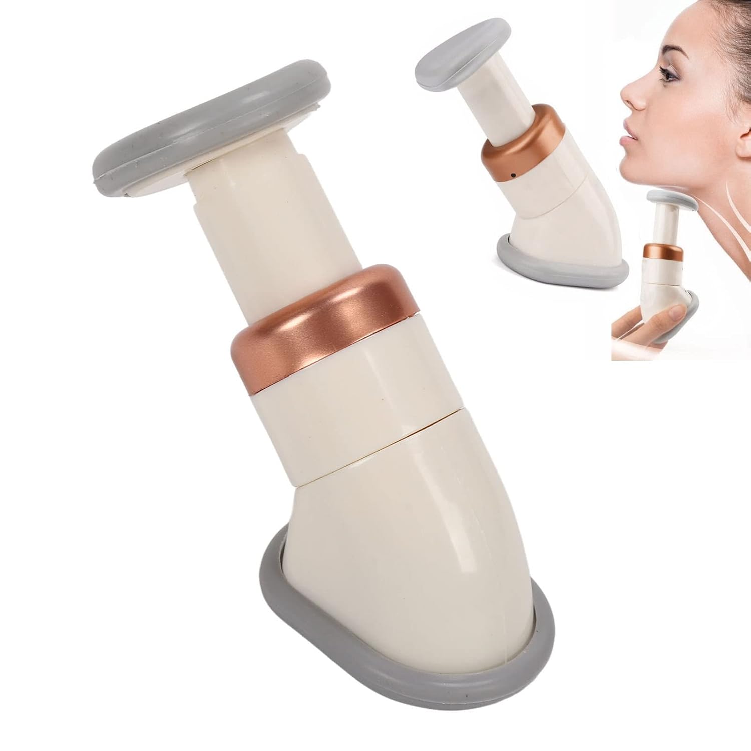 Neckline Slimmer Toning Massager System Double Kinn Remover Facial Neck ...