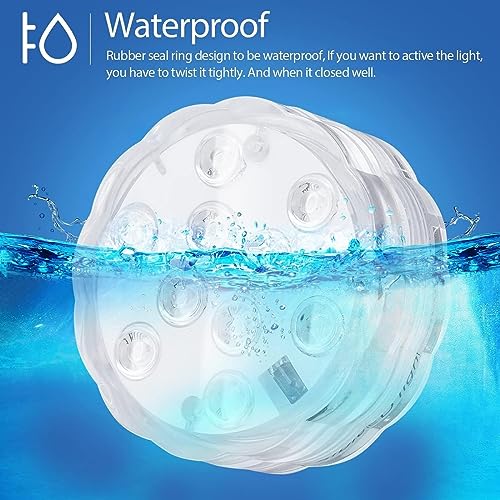 Snapklik.com : Wireless Battery Powered Boat Lights, IP68 Waterproof ...