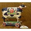 Amazon.com: Jim Shore Cow on Cart Bell Cow" Figurine" : Home & Kitchen