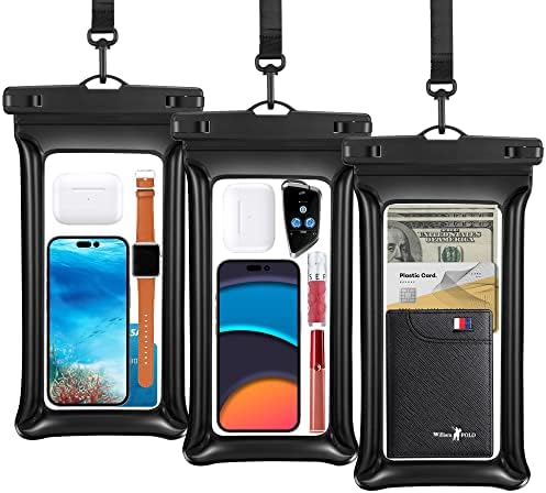 Amazon.com: Kelvin Gems Waterproof Phone Pouch Up to 10", 3 Packs ...