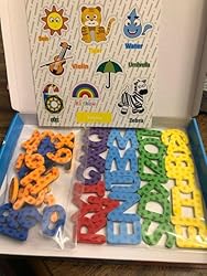 Amazon.com: Magnetic Letters and Numbers, Fun Alphabet Kit for Kids ...
