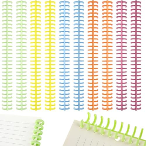 Amazon.com : 10 Pcs Binding Combs 30 Rings Comb Binding Spines Coil ...
