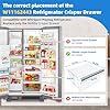 Amazon.com: UPGRADED W11162443 Refrigerator Crisper Drawer Compatible ...