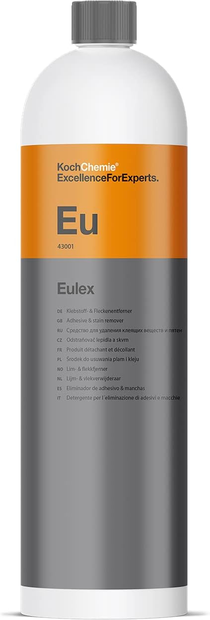 Koch Chemie EU Eulex Adhesive and Stain Remover 1L : Amazon.co.uk ...