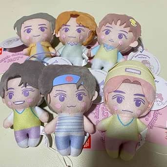Amazon.co.jp: NCT K-POP Mascot Majin V Set, Stuffed Toy, 6 Piece Set ...