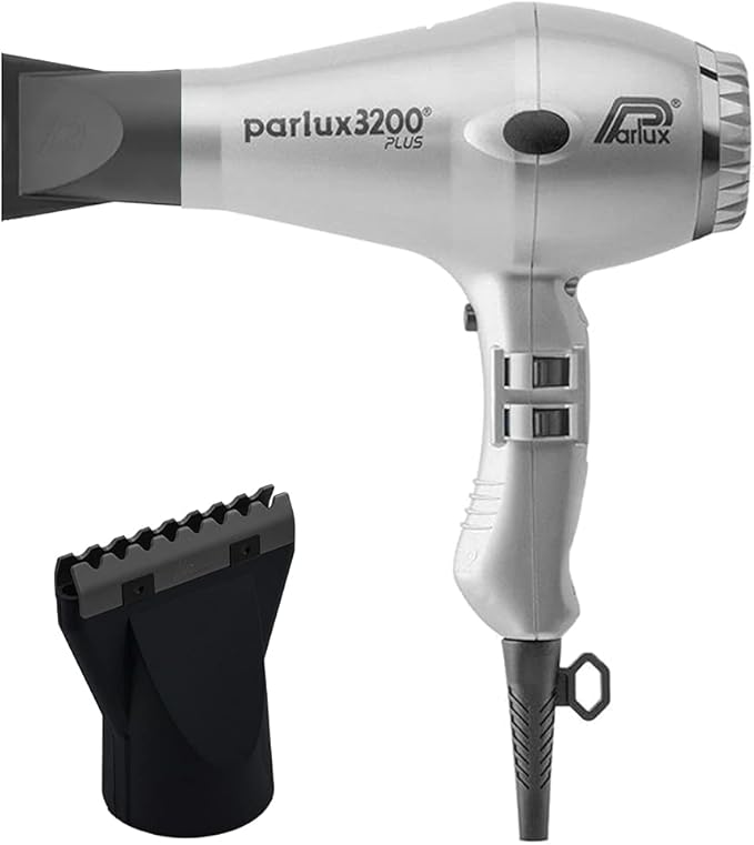 Amazon.com : Parlux 3200 Plus Silver Hair Dryer + M Hair Designs Hot ...