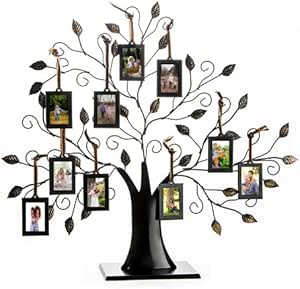 Amazon.com - Klikel Family Tree Picture Frame Display with 10 Hanging ...