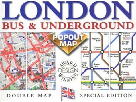London Bus & Underground Popout Map: Double Map: Special Edition by Map ...