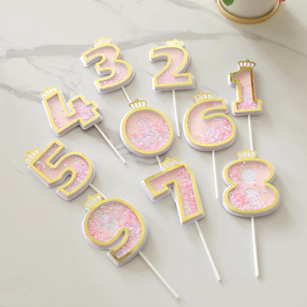 Qingsi 1set 0 9 Number Cake Topper Numbered Cake Topper | Desertcart EGYPT