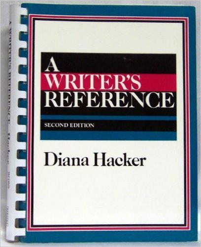A Writer's Reference second edition: Diana Hacker: Amazon.com: Books