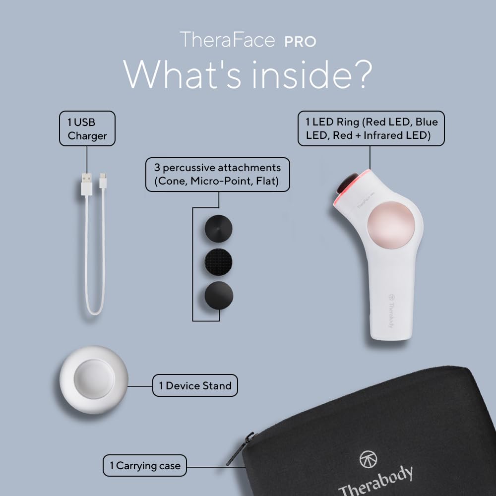 Snapklik.com : TheraFace LED - Handheld Percussive Facial Massage And ...