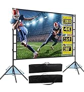 Amazon.com: 180 inch Projector Screen and Stand, 15FT Large Indoor ...