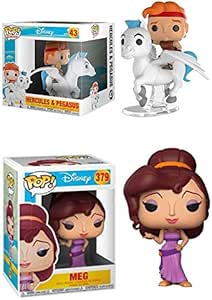 Funko POP! Hercules: Hercules & Pegasus + Meg – Stylized Vinyl Figure ...