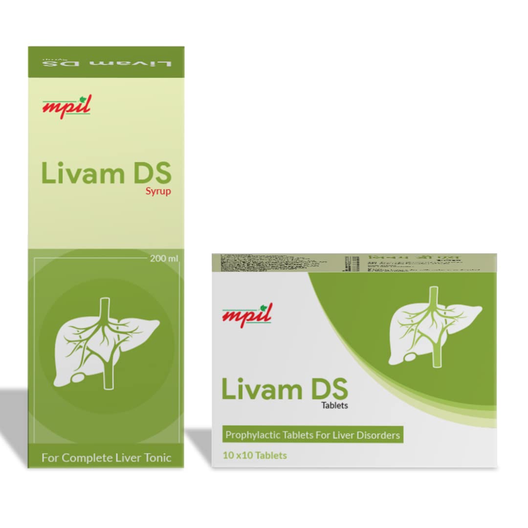 Buy MPIL Livam DS Ayurvedic Liver Kit (50 Days) Online at Low Prices in ...