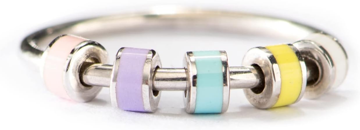 Amazon.com: STORYJEWELLERY Fidget Rings for Women, Anxiety Ring ...