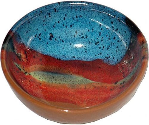 Amazon.com | ALWAYS AZUL POTTERY Salad Bowl in Azulscape Glaze ...