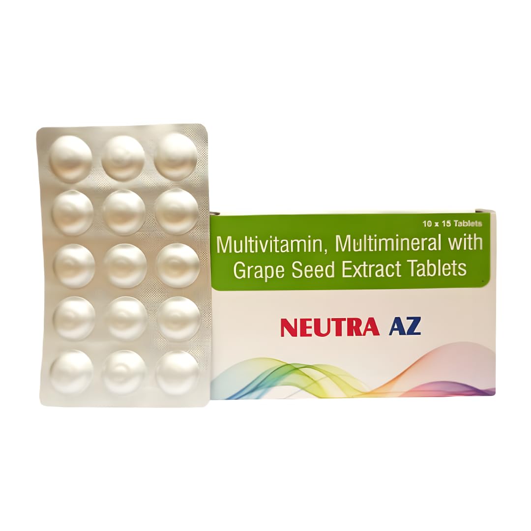 Neutra AZ Multivitamin tablets | 150 Tablets Pack : Amazon.in: Health ...