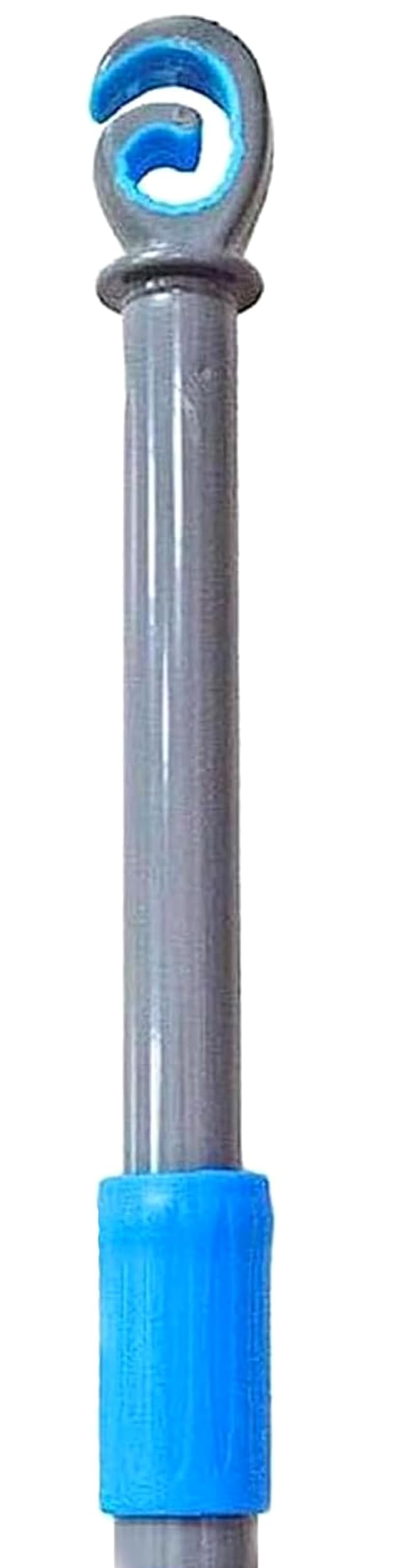 1 X Washing Line Support Pole Heavy Duty Metal Telescopic Clothesline ...