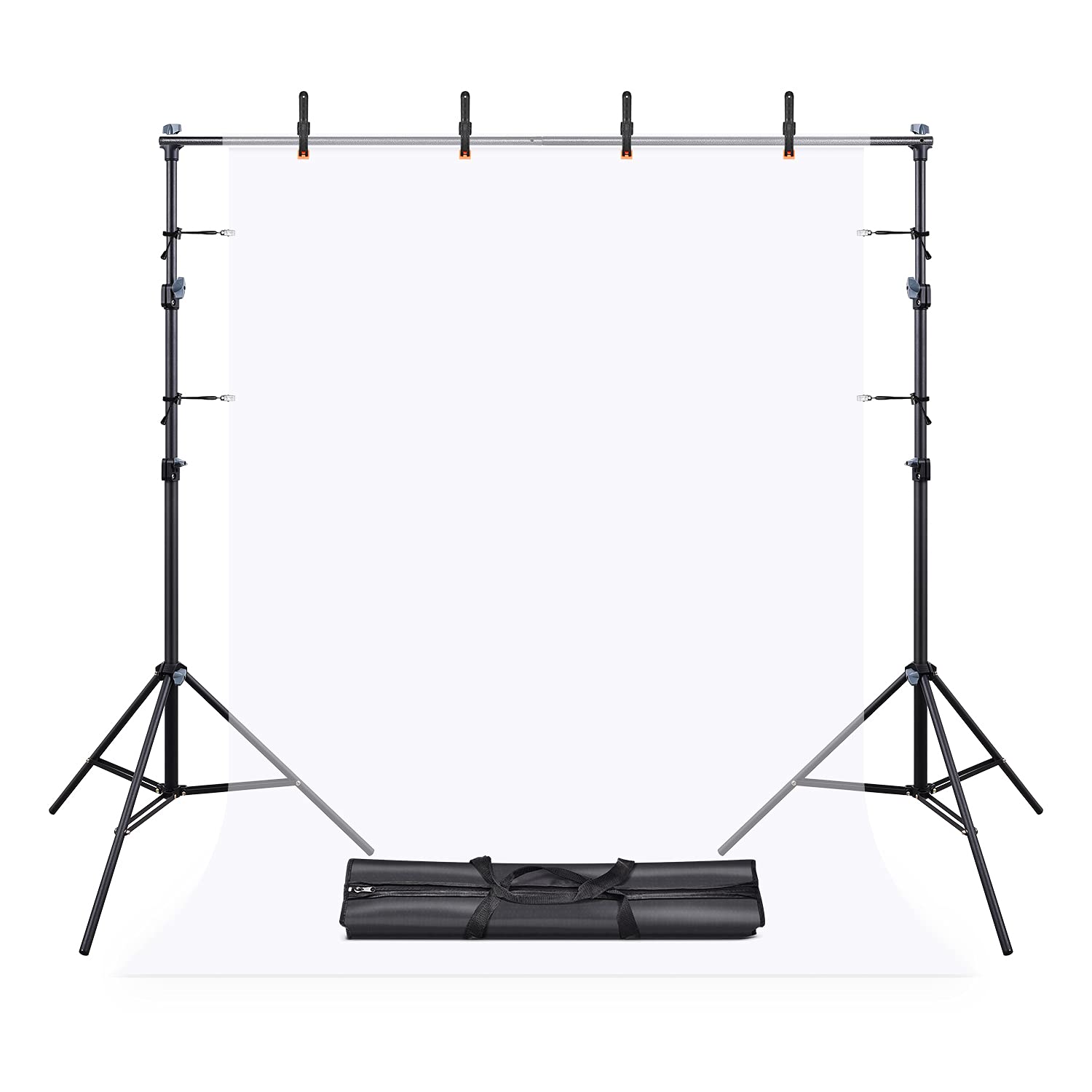 Buy UTEBIT 1.5x2m Photo Backdrop Stand Adjustable Aluminum Alloy ...