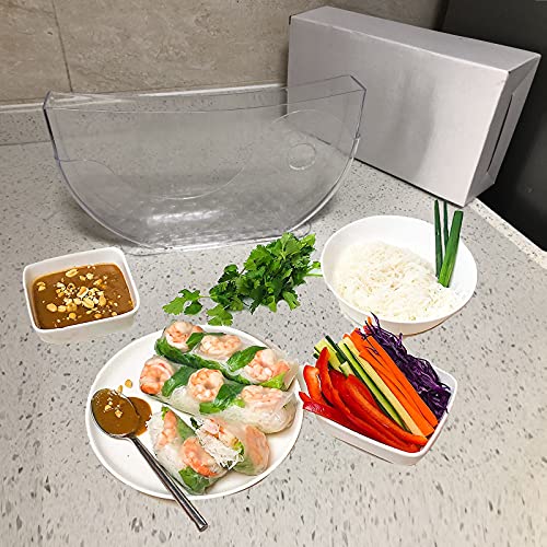 Snapklik.com : Rice Paper Water Bowl Dipper Spring Roll Water Bowl ...