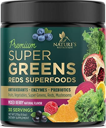 Amazon.com: Clean Simple Eats Super Greens Powder Mix, Greens Superfood ...